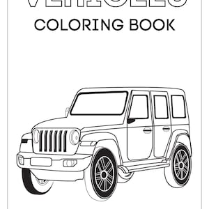25 Cute Printable Vehicles Coloring Pages for Kids Transportation ...
