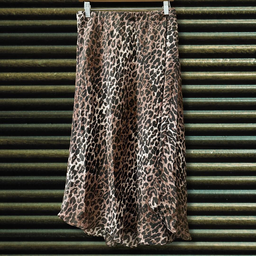 Johnny Was Cheetah Animal Print Silk Midi Skirt Size XS - Etsy