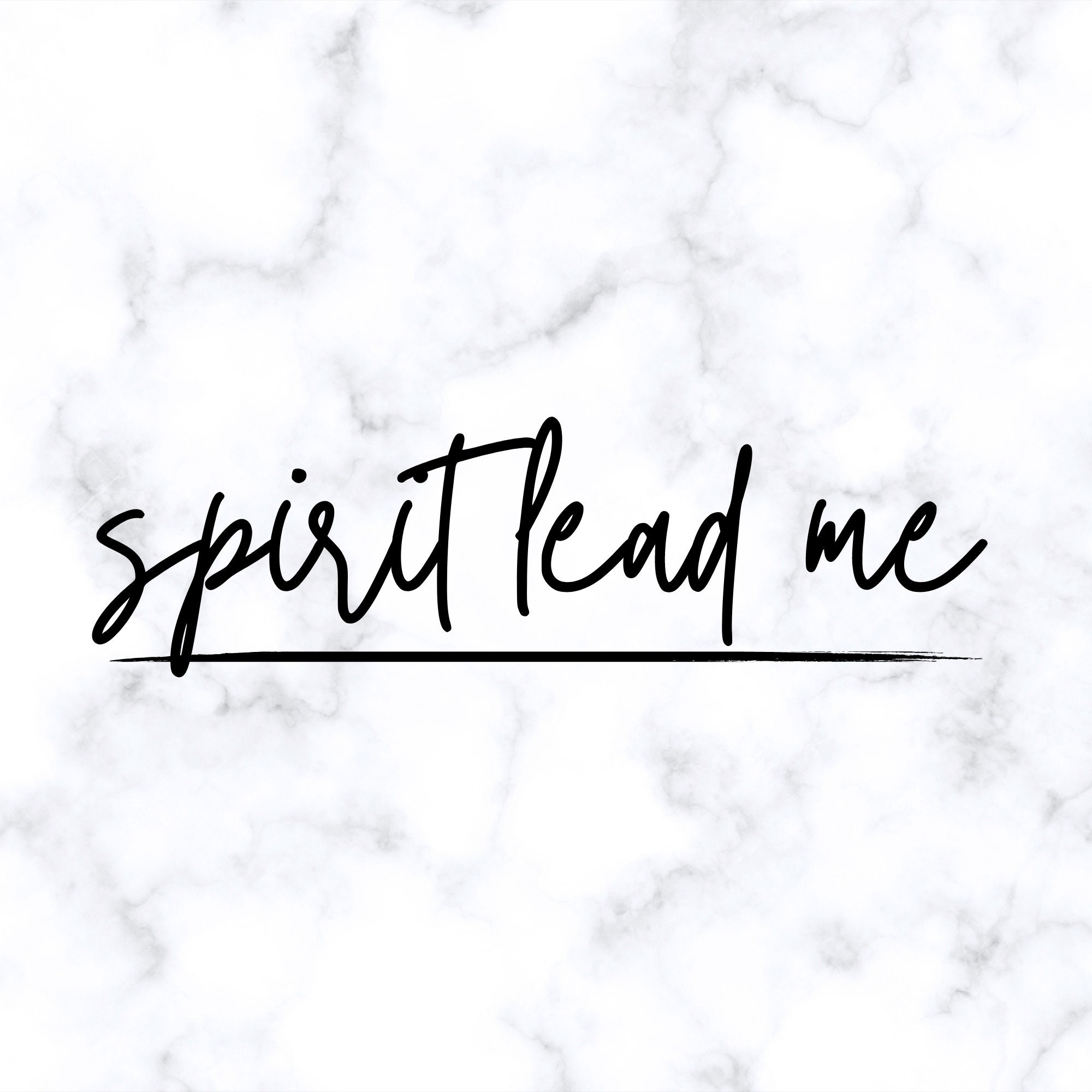 Spirit Lead Me SVG Cut File, Download - Etsy