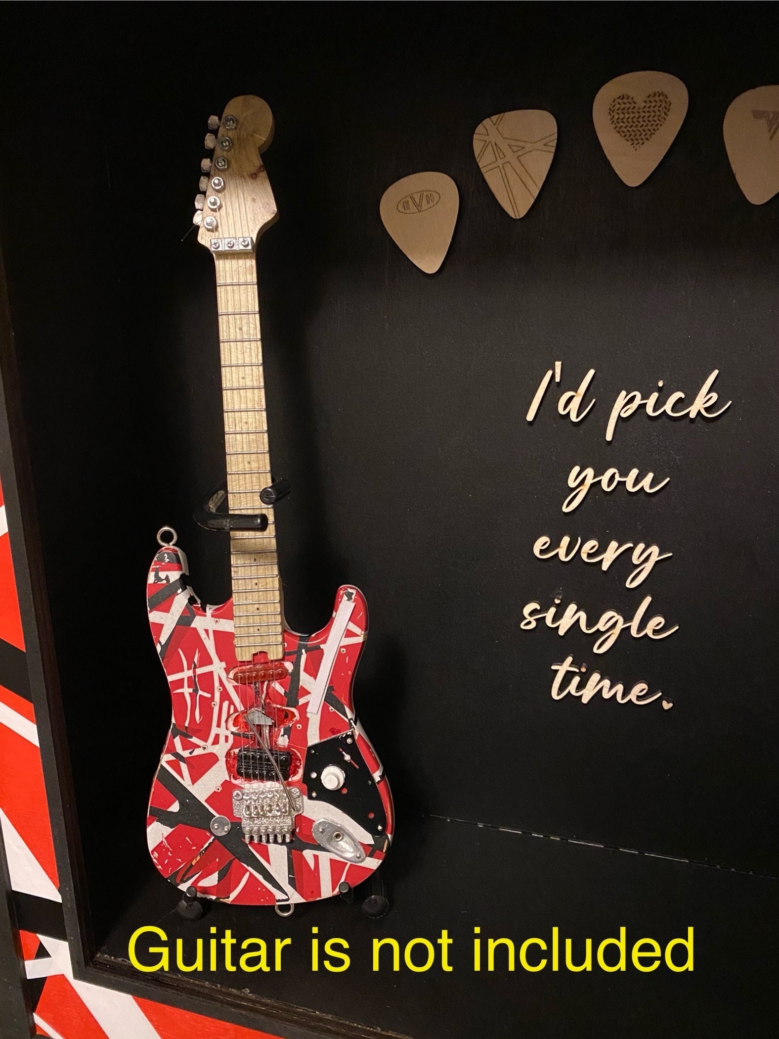 Van Halen Inspired Display Shadow Box - Laser Cut File: SVG DXF LBRN2 ...