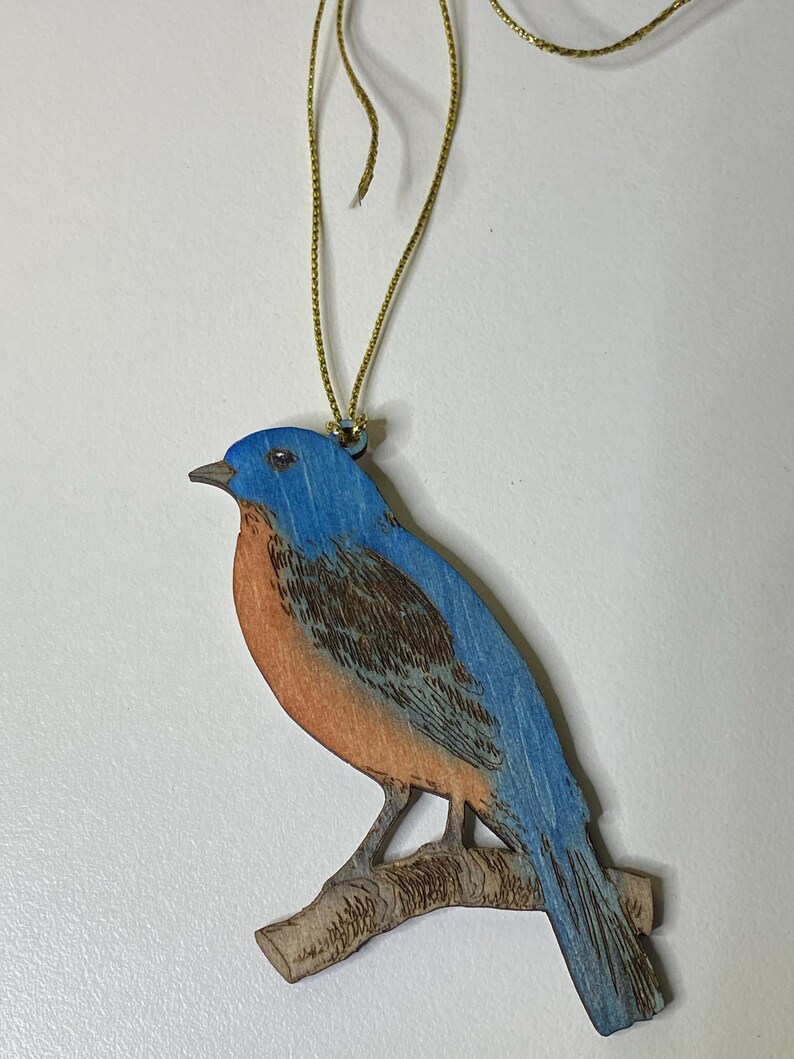 Bluebird Ornament Scalable - Laser Cut File: SVG DXF LBRN2 (digital ...