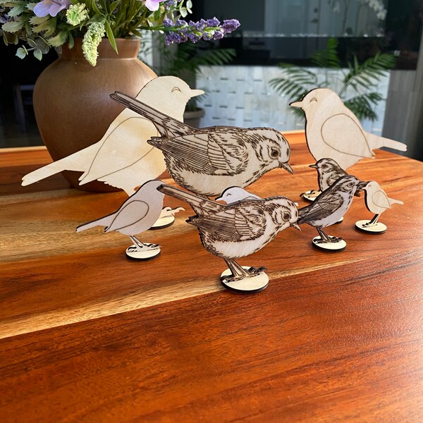 Laser Cut Bird - Etsy