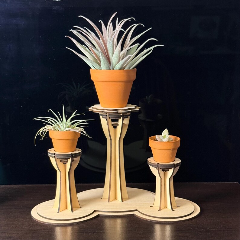 3 Tier Display Stand Laser Cut File: SVG DXF LBRN2 (digital Download ...