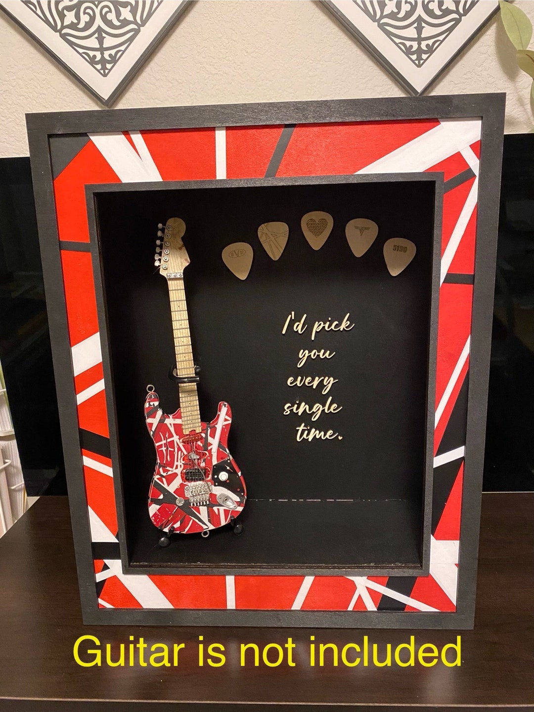 Van Halen Inspired Display Shadow Box - Laser Cut File: SVG DXF LBRN2 ...