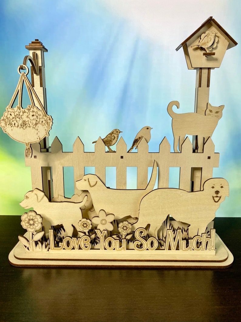 Instant Download Digital Laser Cut File Let's Make A Scene Flower ...