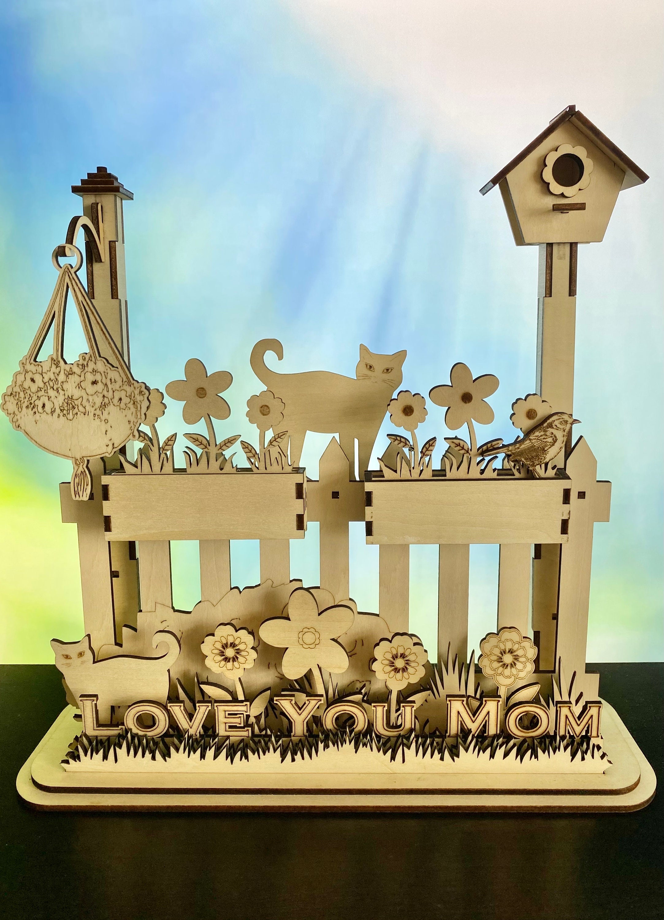 Instant Download Digital Laser Cut File Let's Make A Scene Flower ...