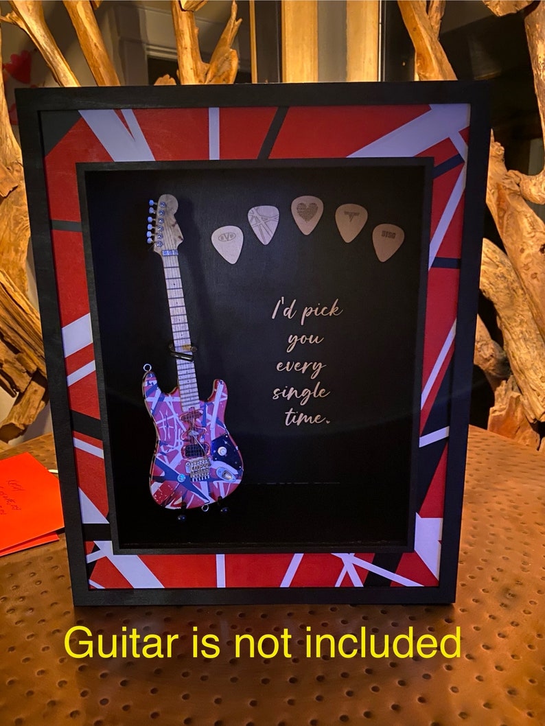 Van Halen Inspired Display Shadow Box - Laser Cut File: SVG DXF LBRN2 ...