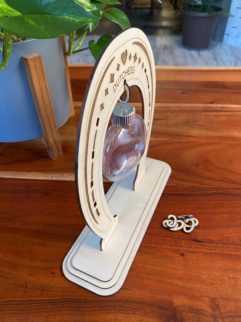 Horseshoe Ornament Stand With or Without Custom Engravings Laser Cut ...