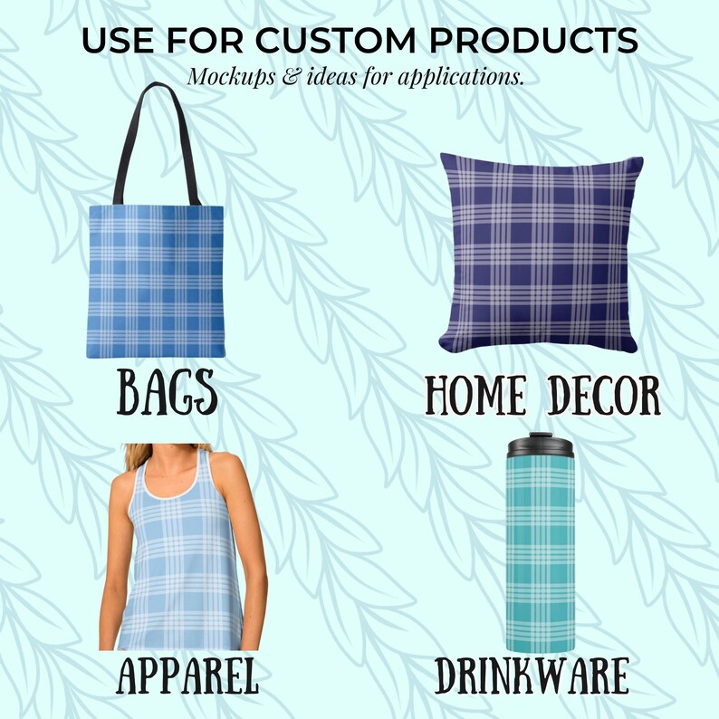 Blue Series Palaka Background Patterns | Pastel Colors | PNG | JPEG ...