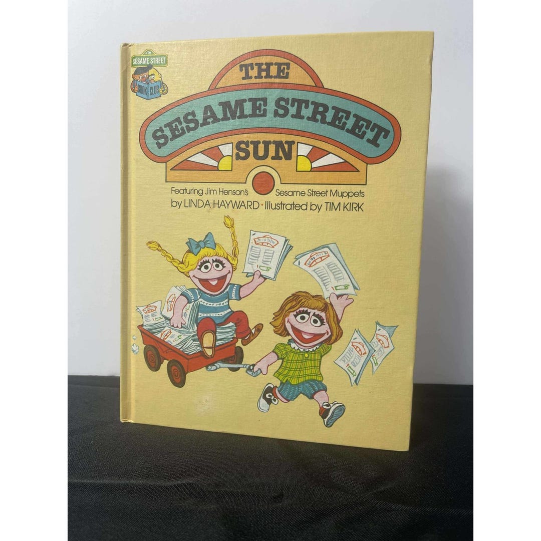 Vintage Sesame Street the Sun Book 1981 Childrens Educational Hardcover ...