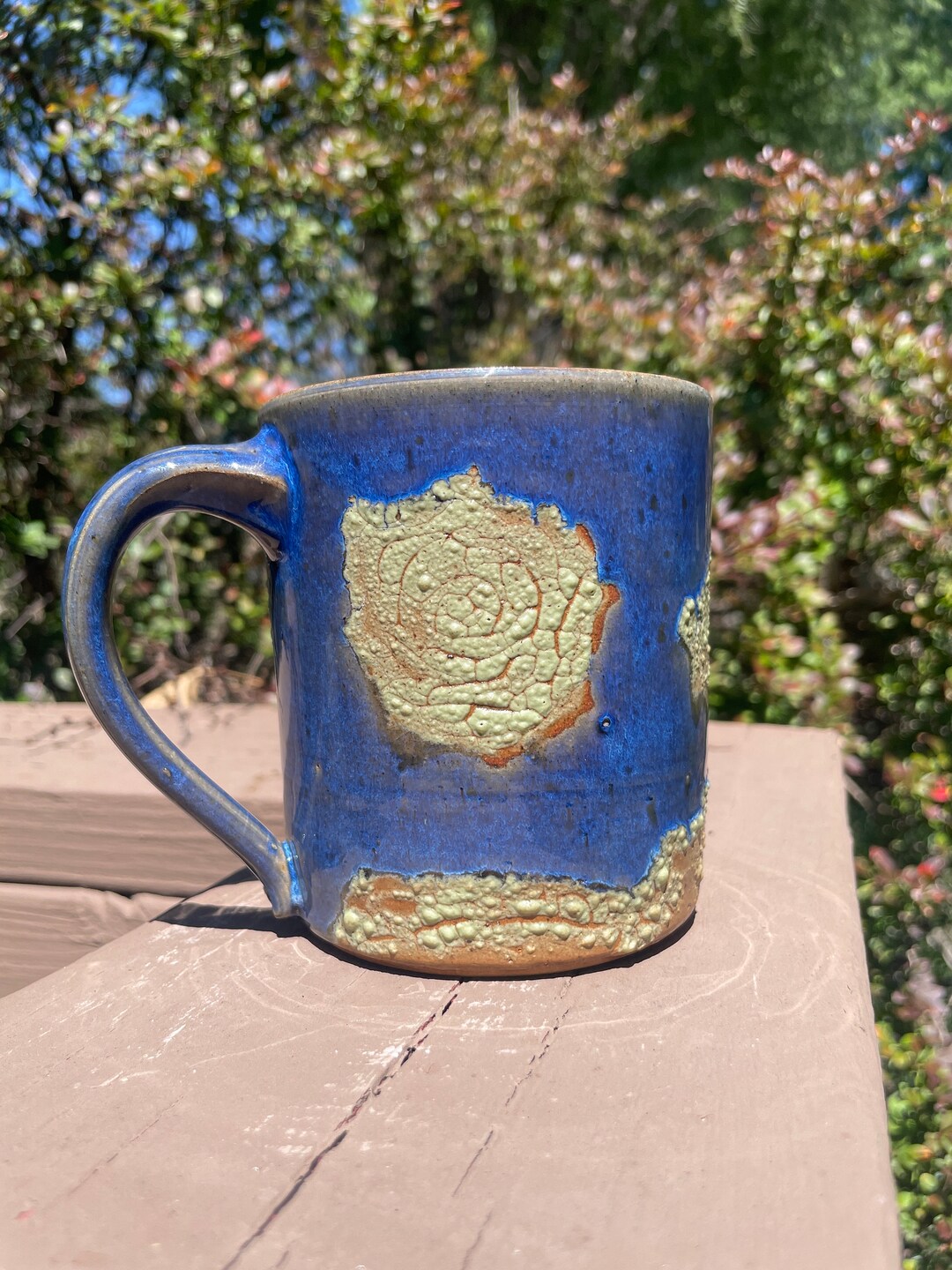 Blue/green Continent Mug - 16oz - Etsy
