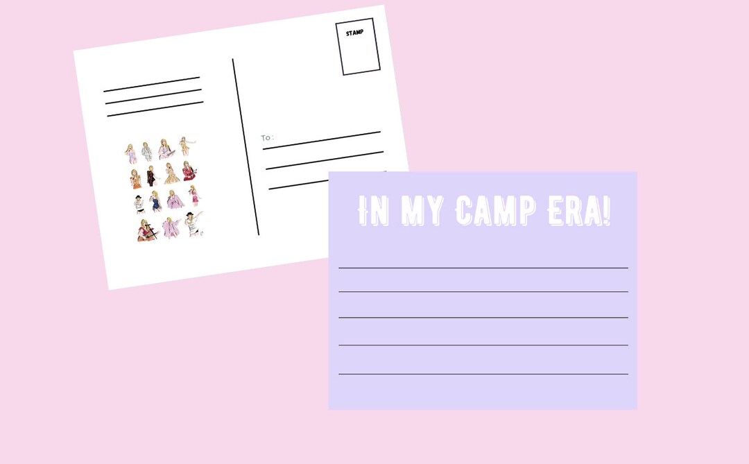 Summer Camp Postcard in My Camp Era - Etsy