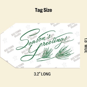 Christmas Gift Tags Printable, Vintage Christmas, Printable Gift Tags ...