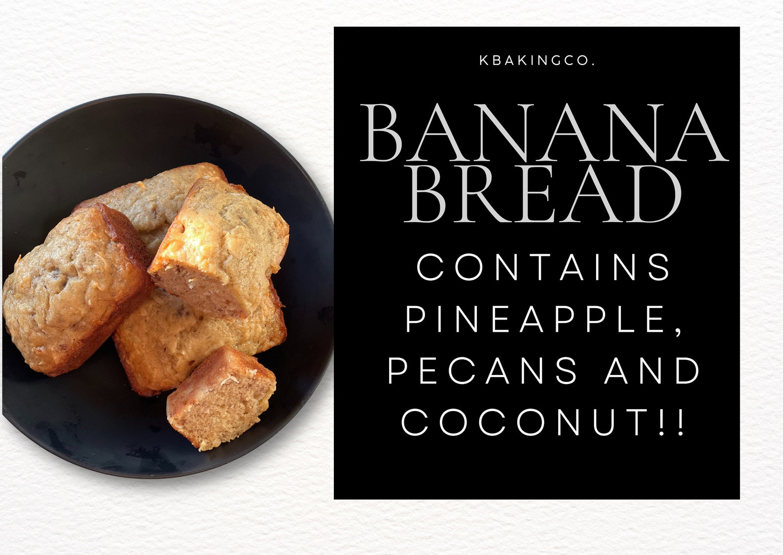 Mini Banana Bread, Dessert Gift Box, Thank You Gift Box, Desserts ...