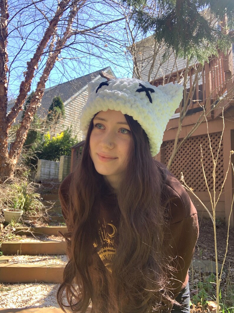 Lovejoy Anvil Cat Crochet Beanie Cute Gift Hat - Etsy