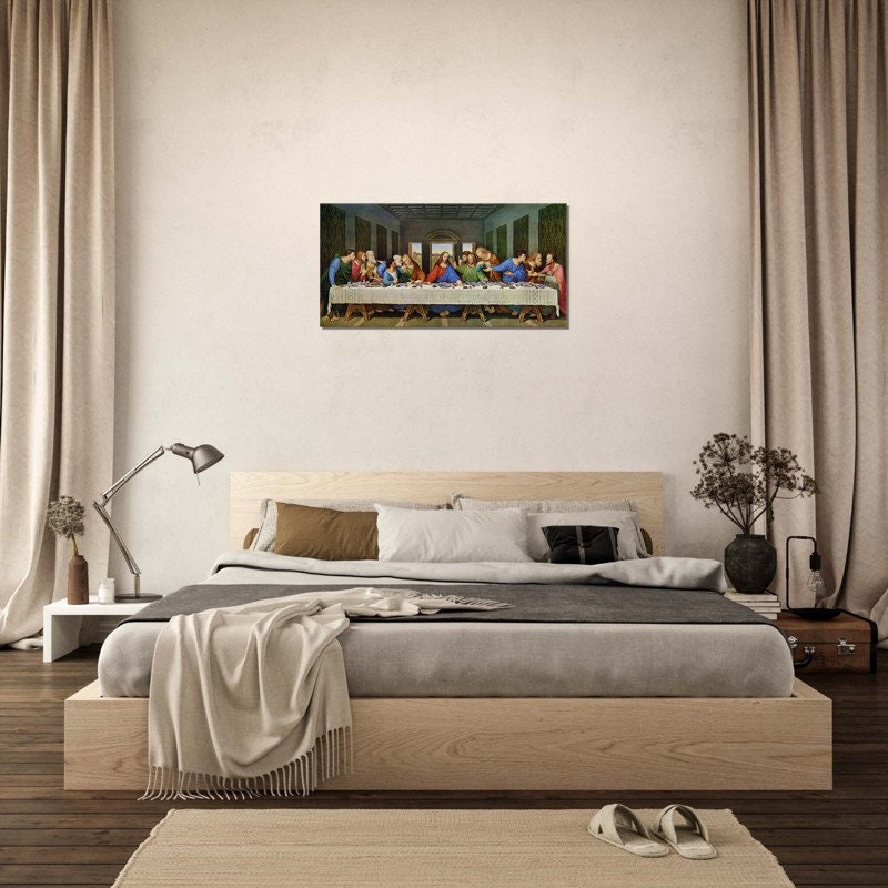 The Last Supper Canvas Print | Christian Canvas Print | Leonardo Da ...
