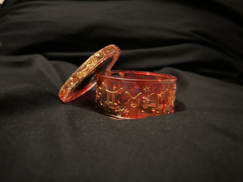 Epoxy Zodiac Trinket Box - Etsy