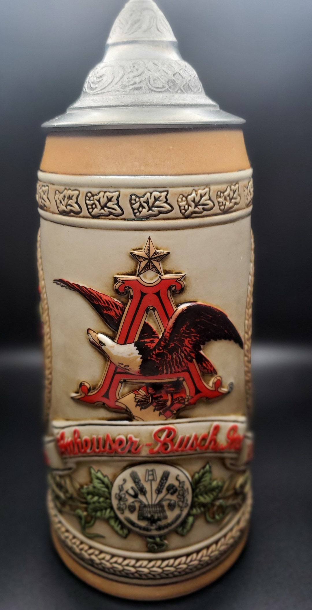 Vintage Anheuser-busch Budweiser Limited Edition Stein M Series Pewter ...
