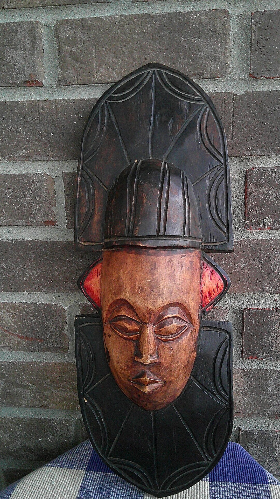 Hand Carved African Mask - Etsy