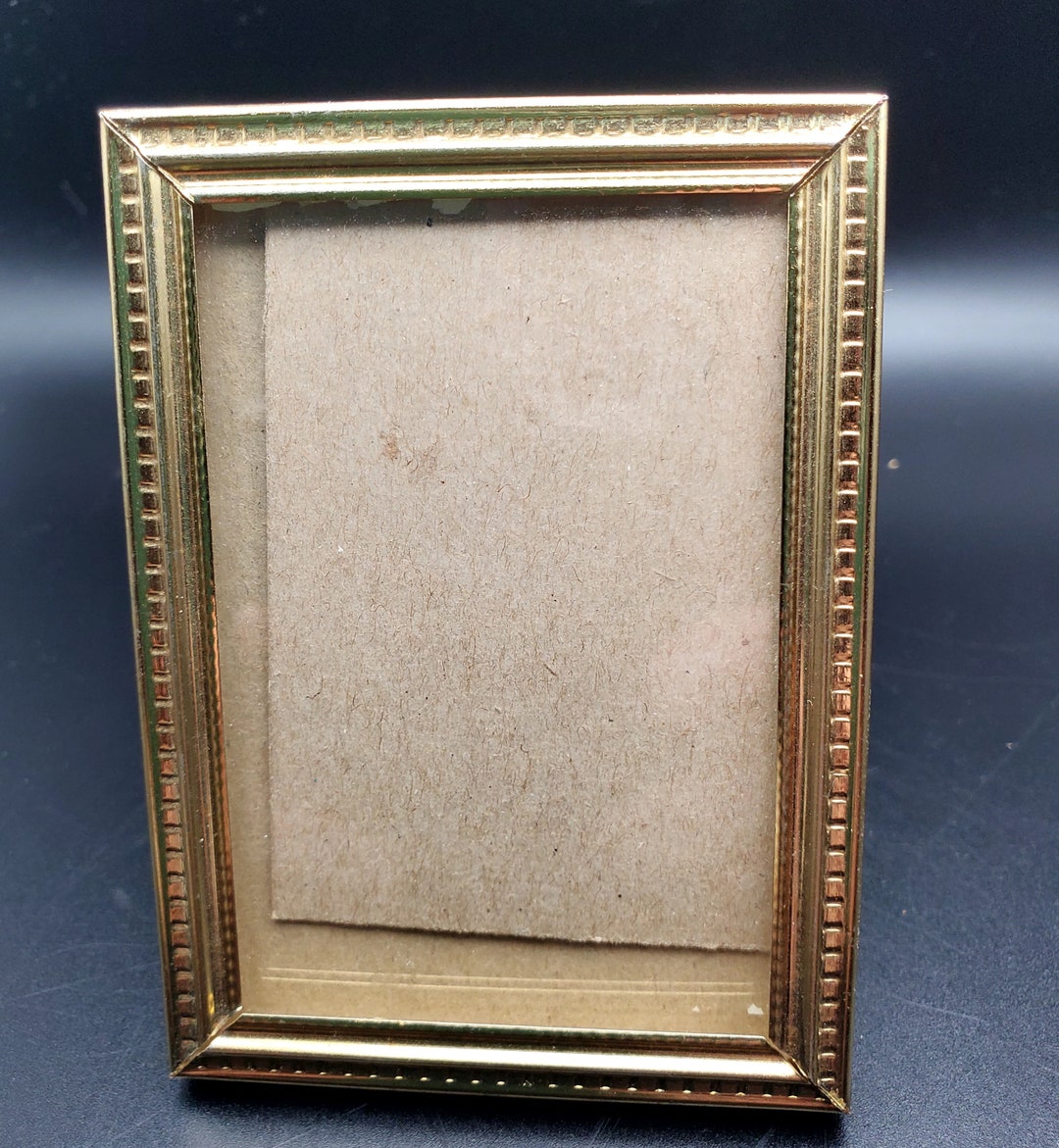 Vintage Small Gold Brass Picture Frame - Etsy