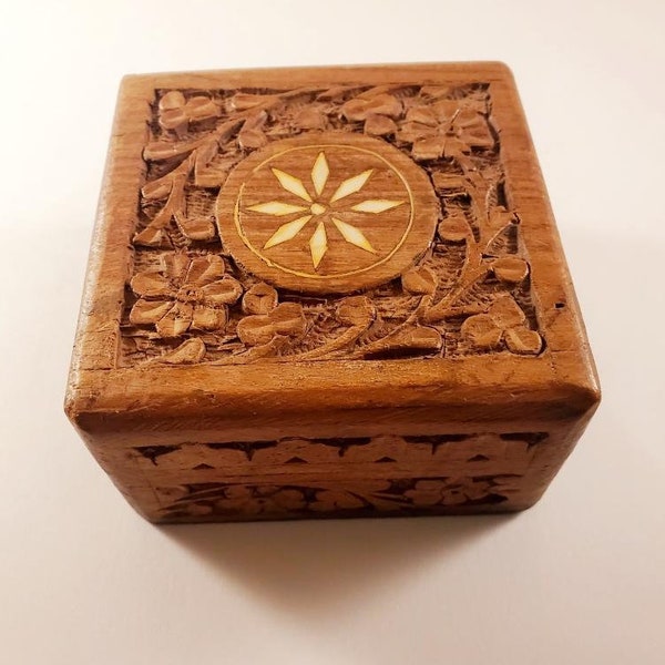 Wooden Inlay Box - Etsy