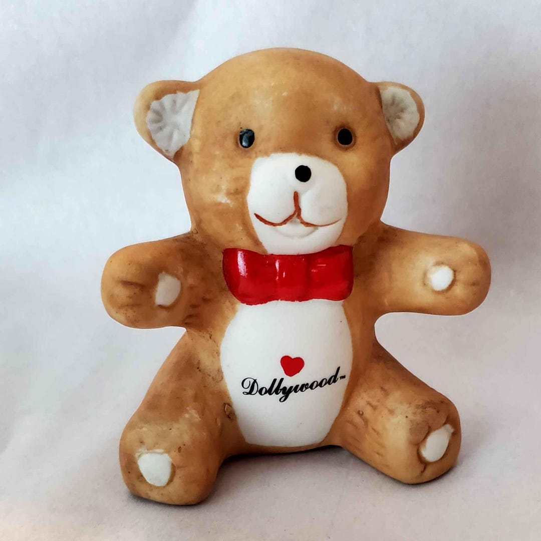 Vintage Dollywood Bear Souvenir Figure - Etsy