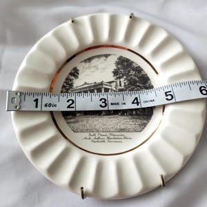 Vintage Belle Meade Mansion Tennessee Souvenir Ashtray Plate - Etsy