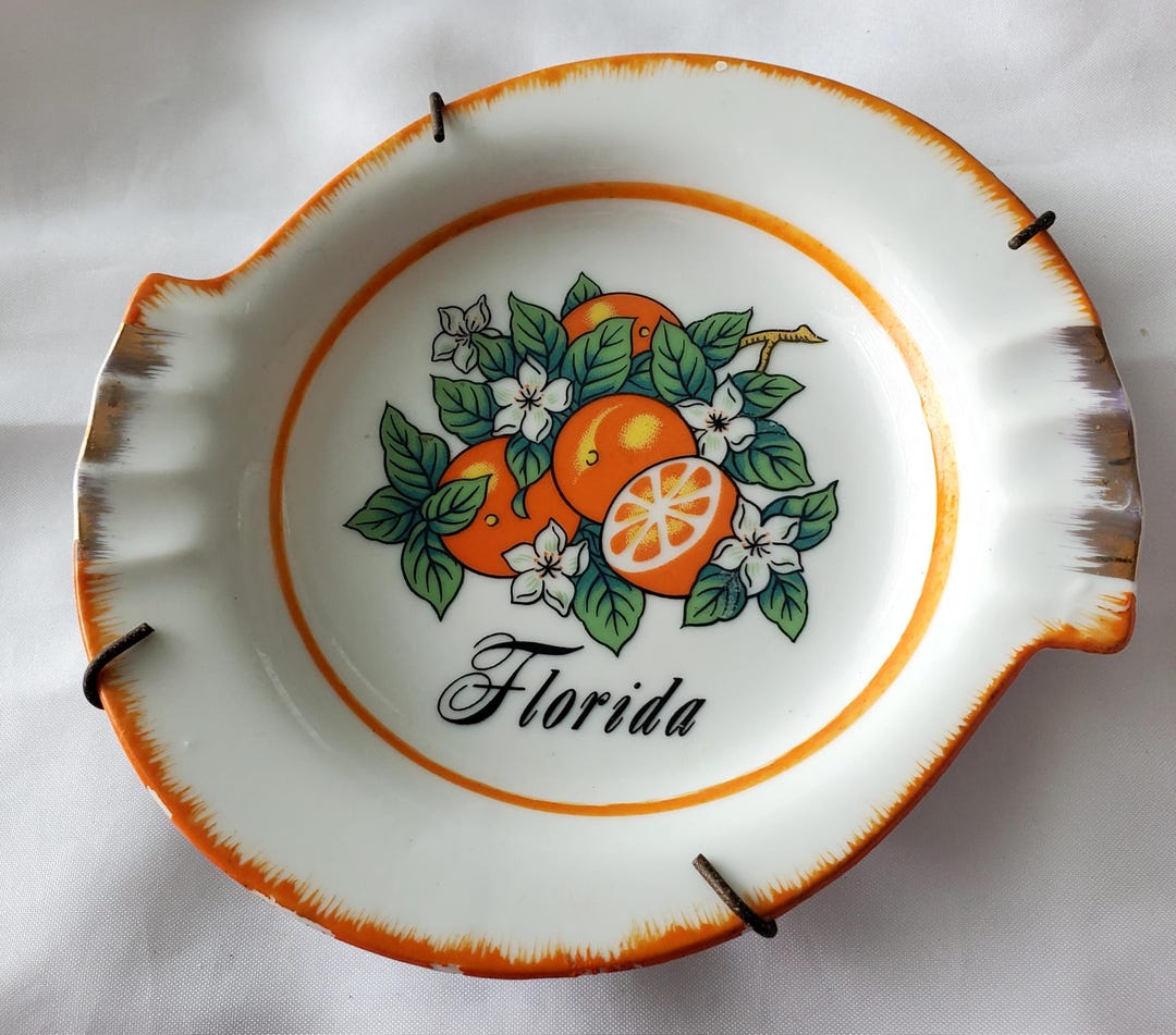 Vintage Florida Orange Ashtray - Etsy