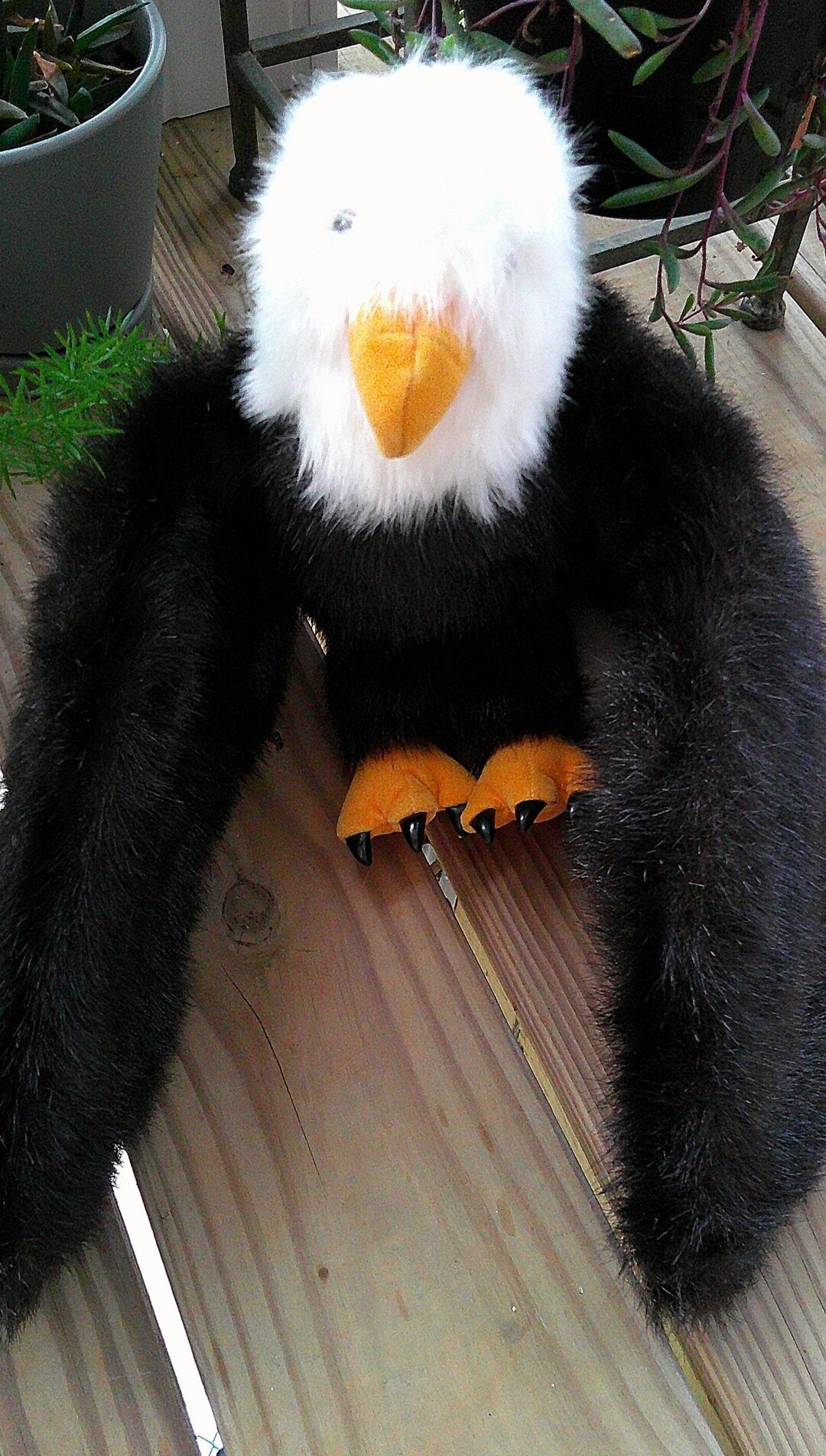 Folkmanis Bald Eagle Puppet Plush Bird Stuffed Animal - Etsy