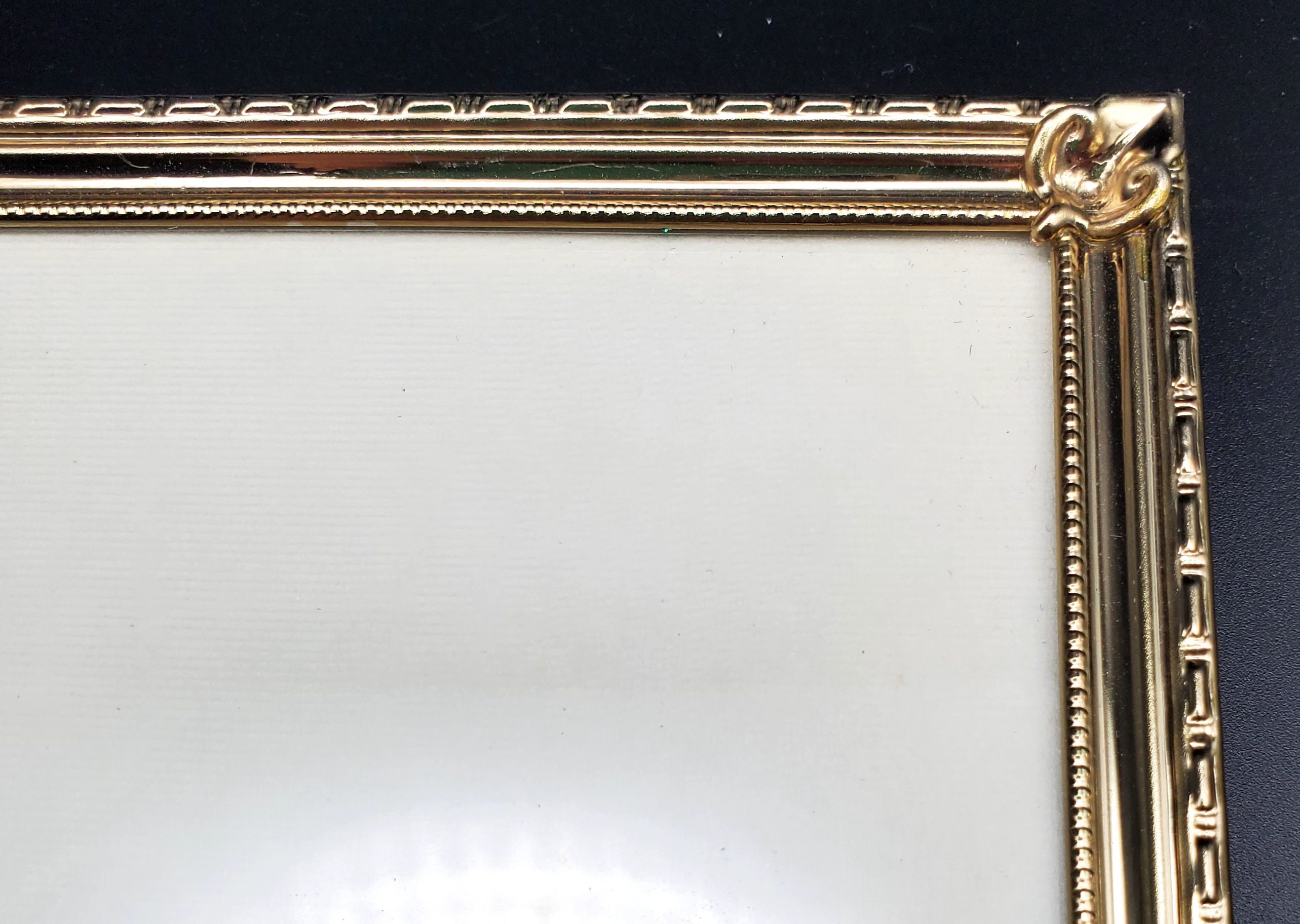 Vintage MCM Gold Metal Picture Frame 8 X 10 - Etsy
