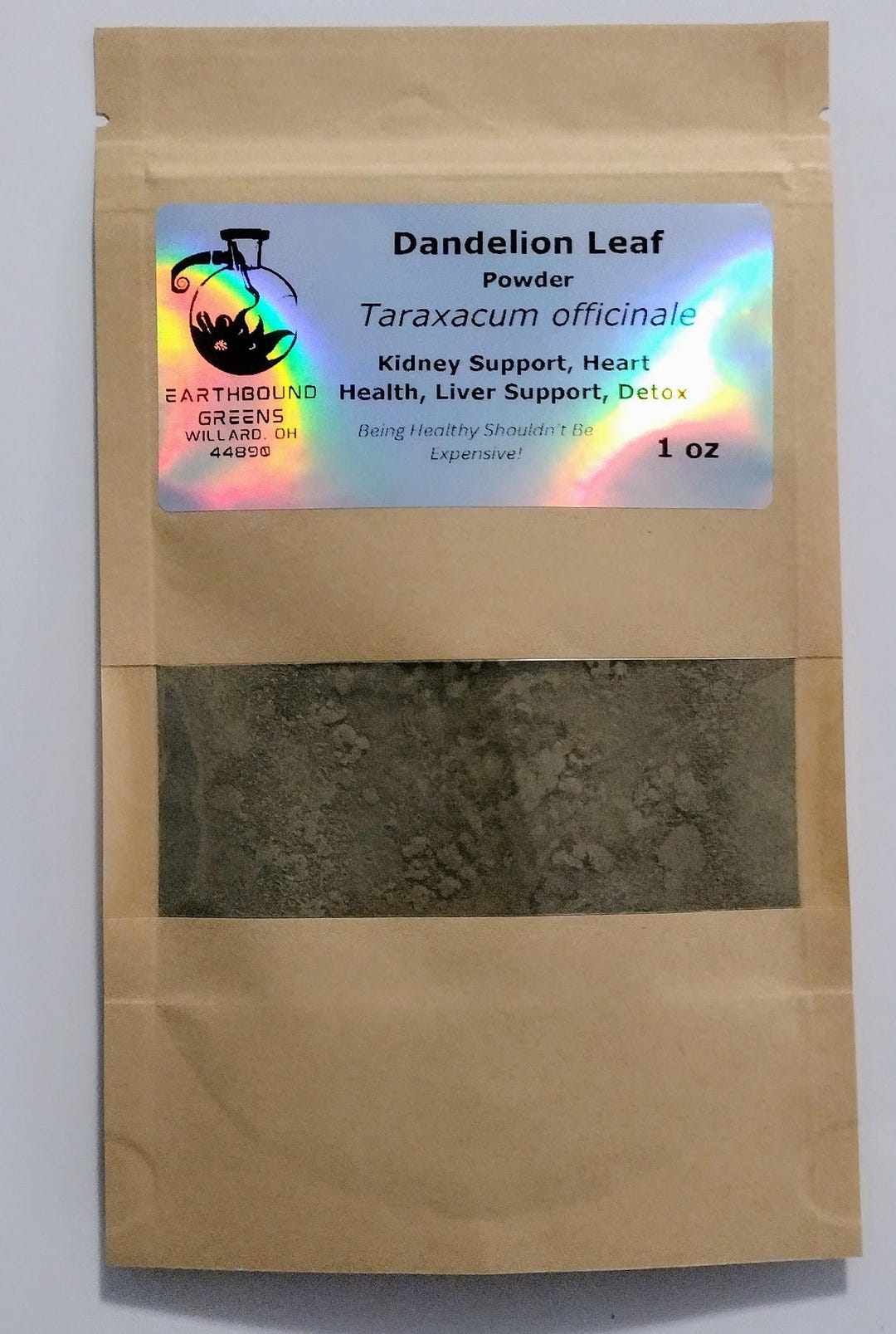 Dandelion Leaf Powder 1 Oz. Package Tea - Etsy