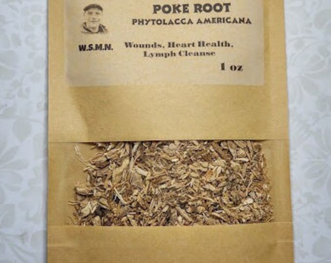 Poke Root Cut & Sifted 1 Oz Lymph Heart Health Wounds - Etsy
