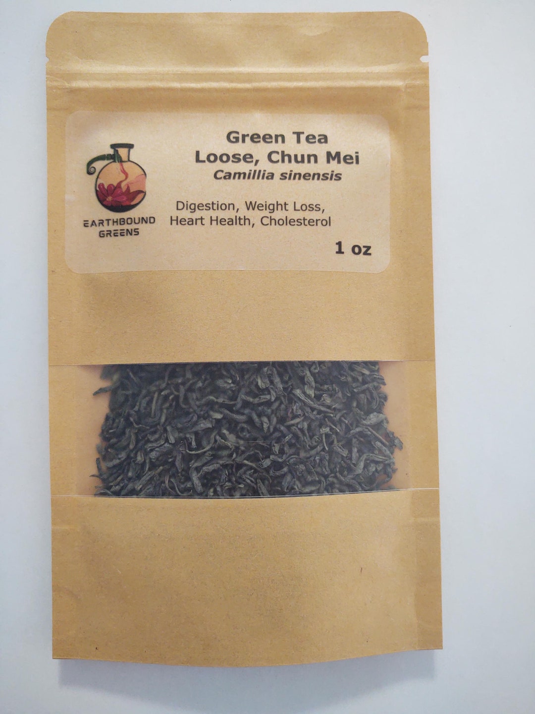 Green Tea, Loose Leaf - Chun Mei - 1 Oz - Gourmet - All Natural ...