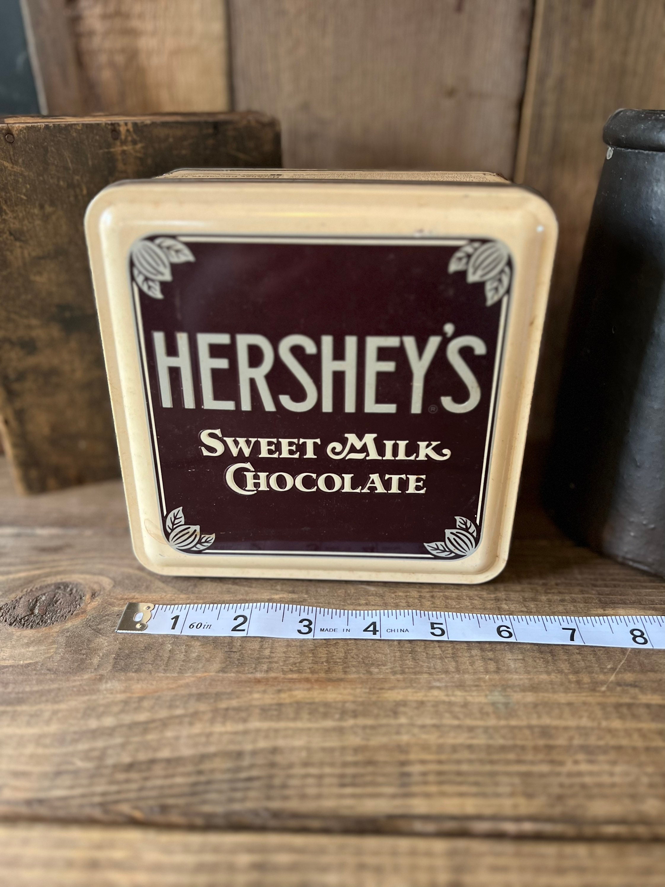 Hershey's Chocolate Tin 1990 (1912 Replica), Sweet Milk Chocolate Tin ...