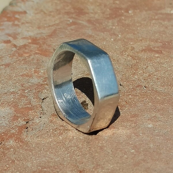 Hex Nut Ring - Etsy