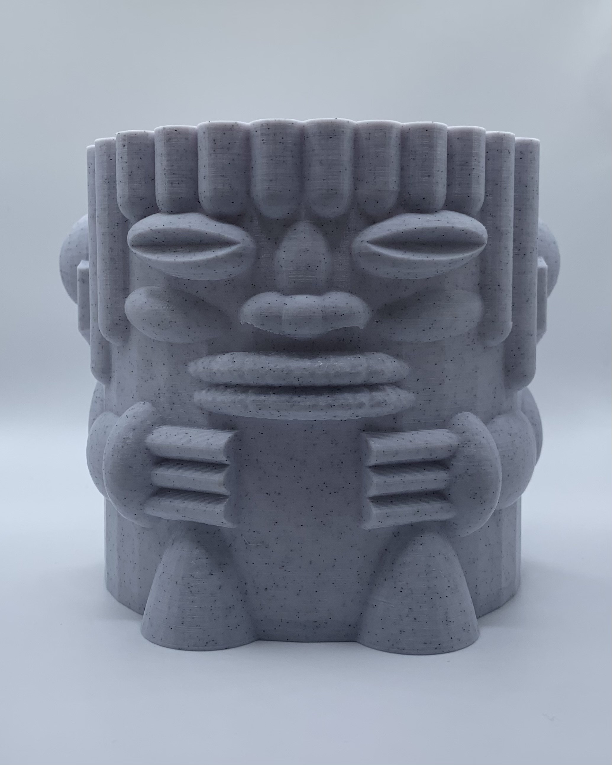 3D Printed Tiki Planter: Hawaiian Sculpture - Etsy