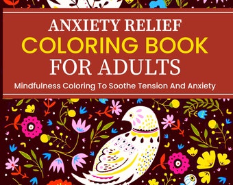 Mental Health Coloring Pages, Anxiety Coloring Pages, Anti-stress ...