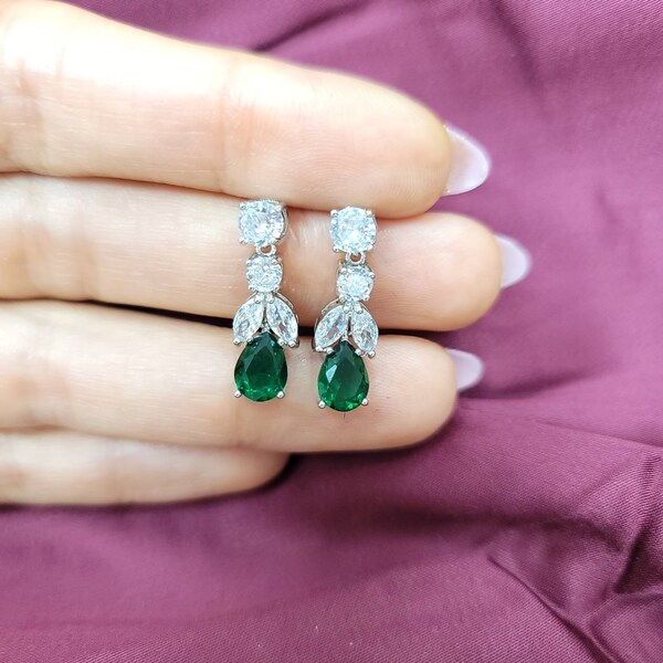 Green Teardrop - Etsy