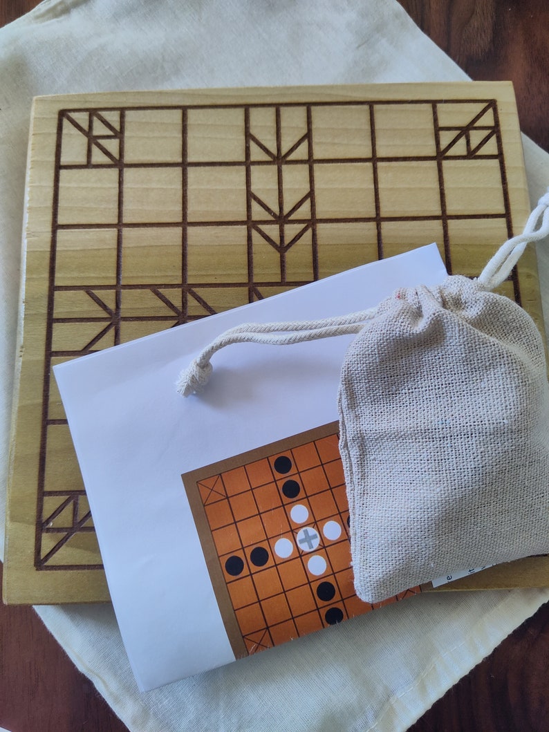 Brandubh black Raven Ancient Irish Board Game - Etsy