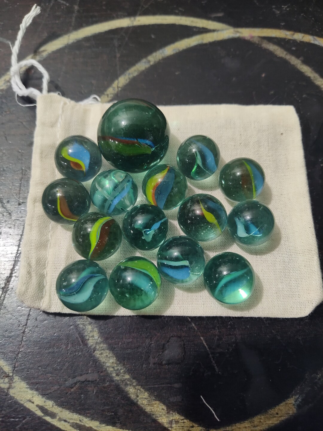 Classic Marbles in Craft Bag, Single and Bulk, Party Supplies Party ...