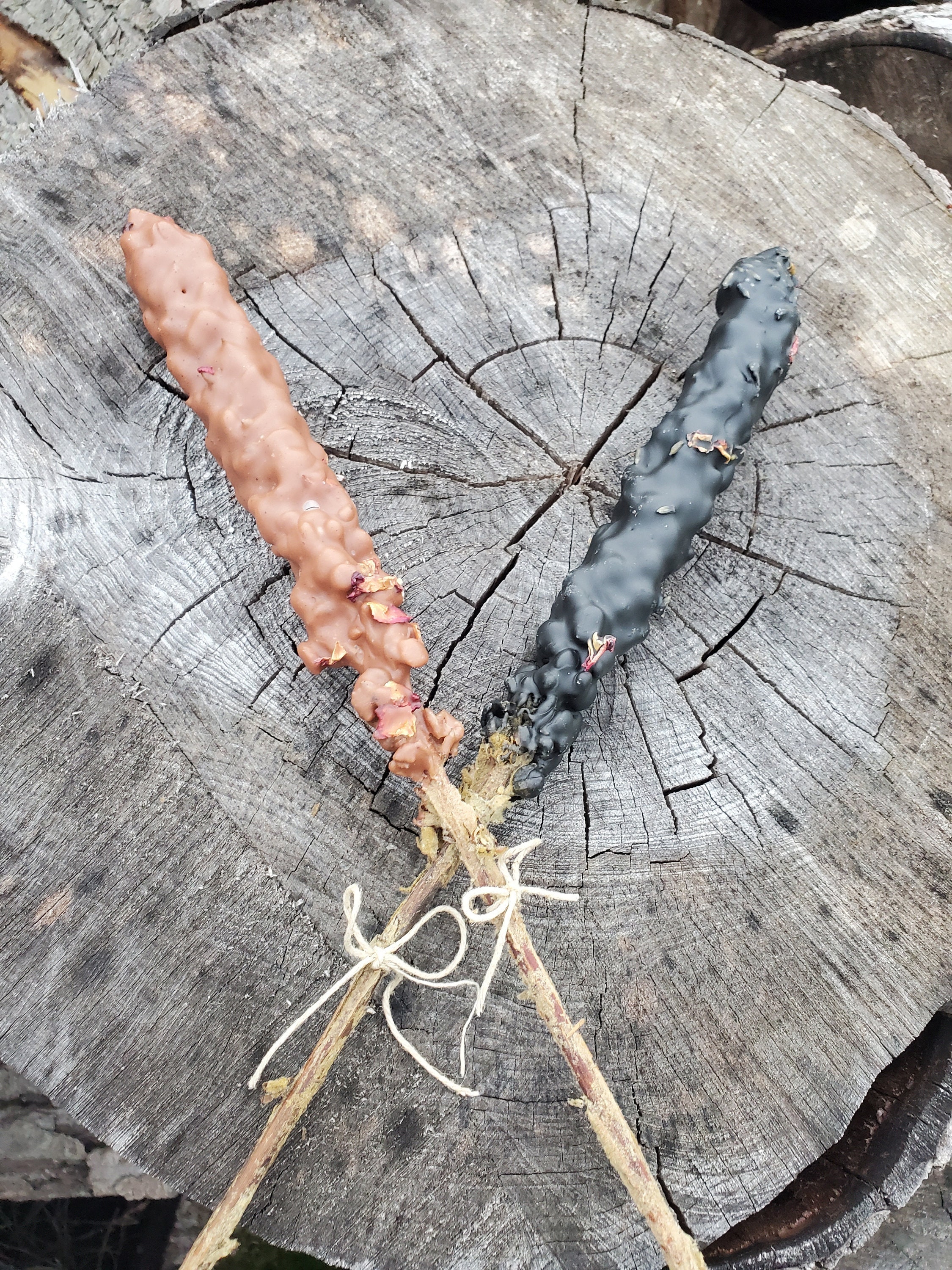 Mullein Torch Hags Torch Hag Candle Witch Candle Witch - Etsy