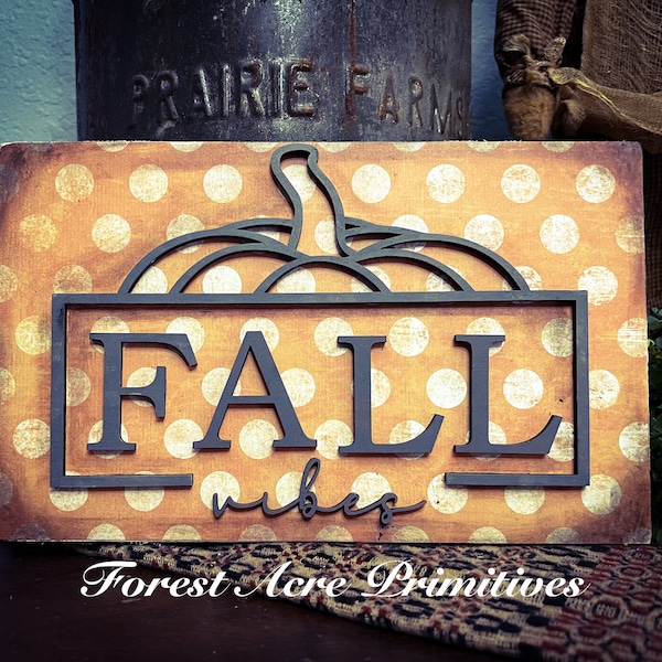 Fall Wood Signs - Etsy