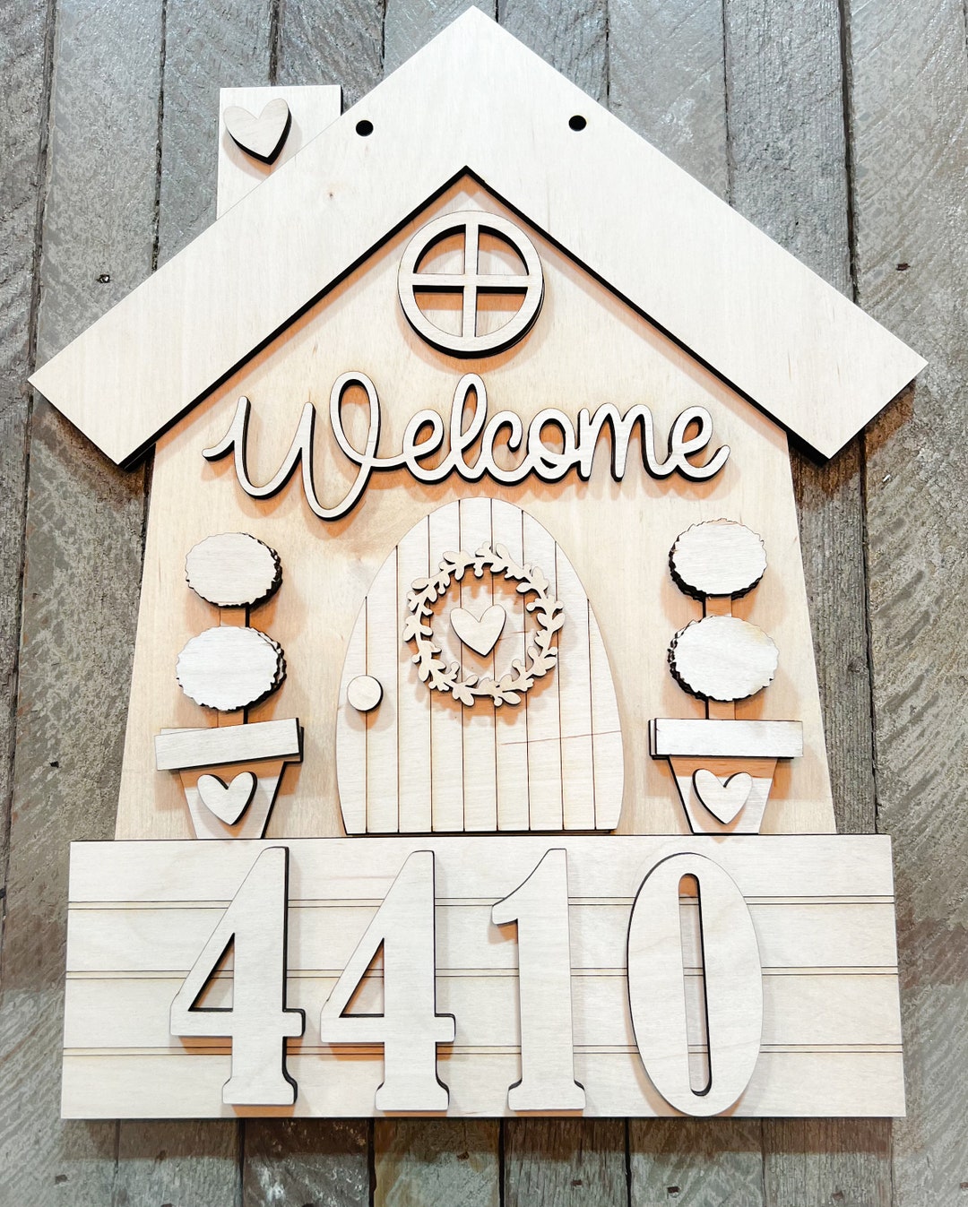Welcome Home House Number DIY Kit - Etsy