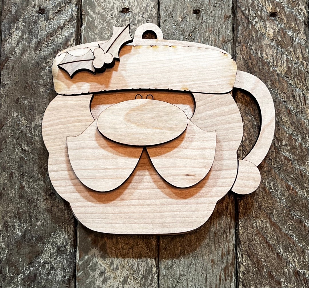 Santa Mug Ornament DIY - Etsy