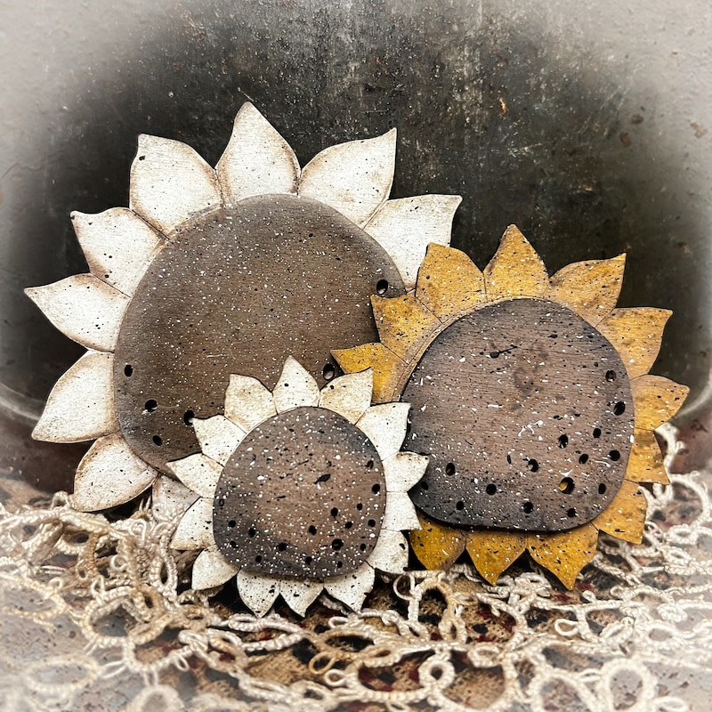 Primitive Sunflower - Etsy