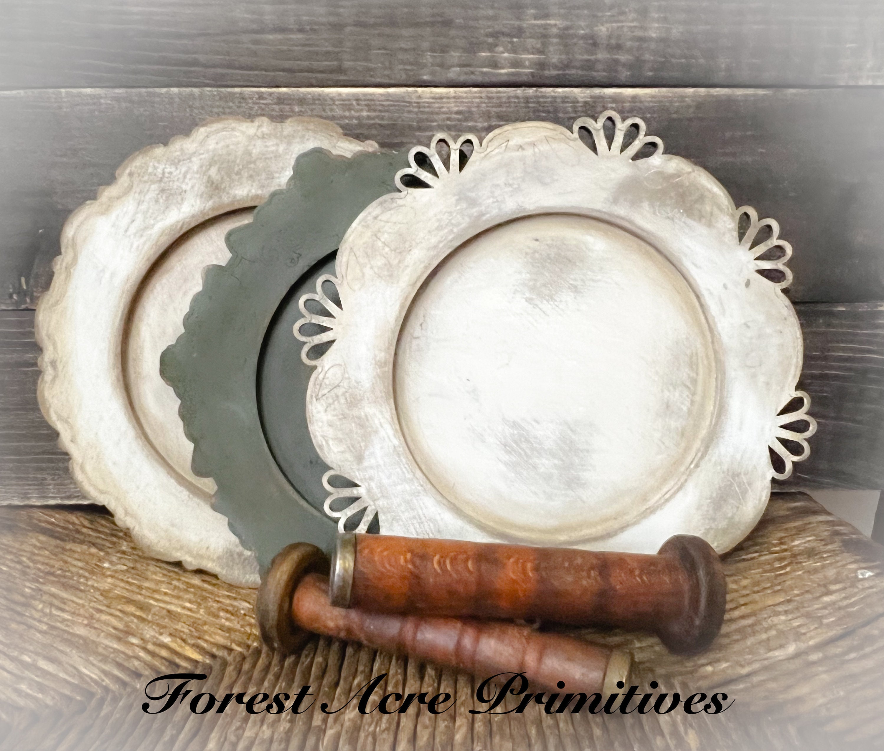 Decorative Edged DIY Wooden Charger Plates/ornaments - Etsy