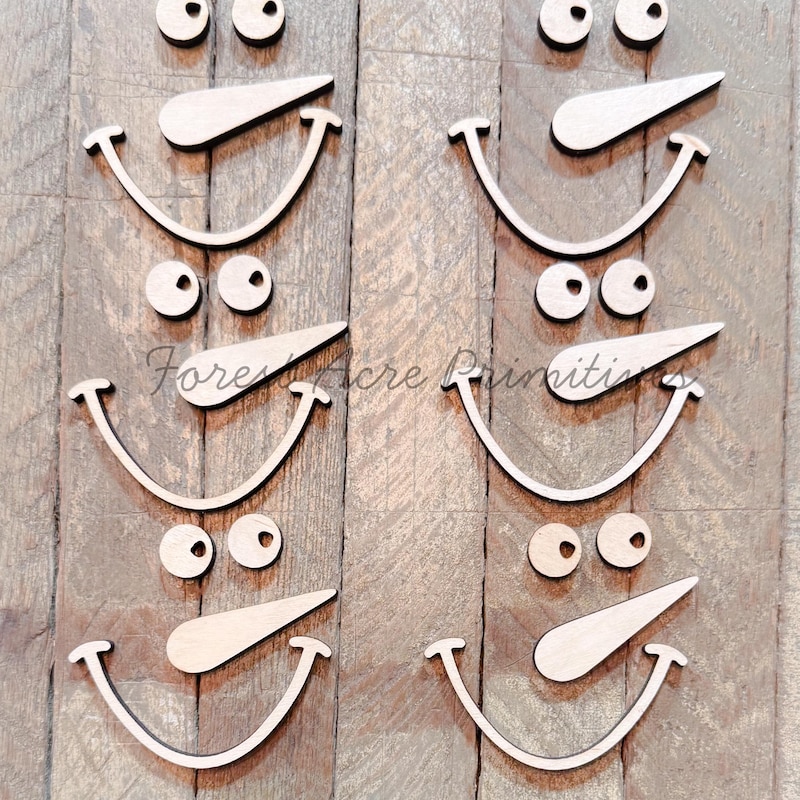 Snowman Eyes and Nose - Etsy