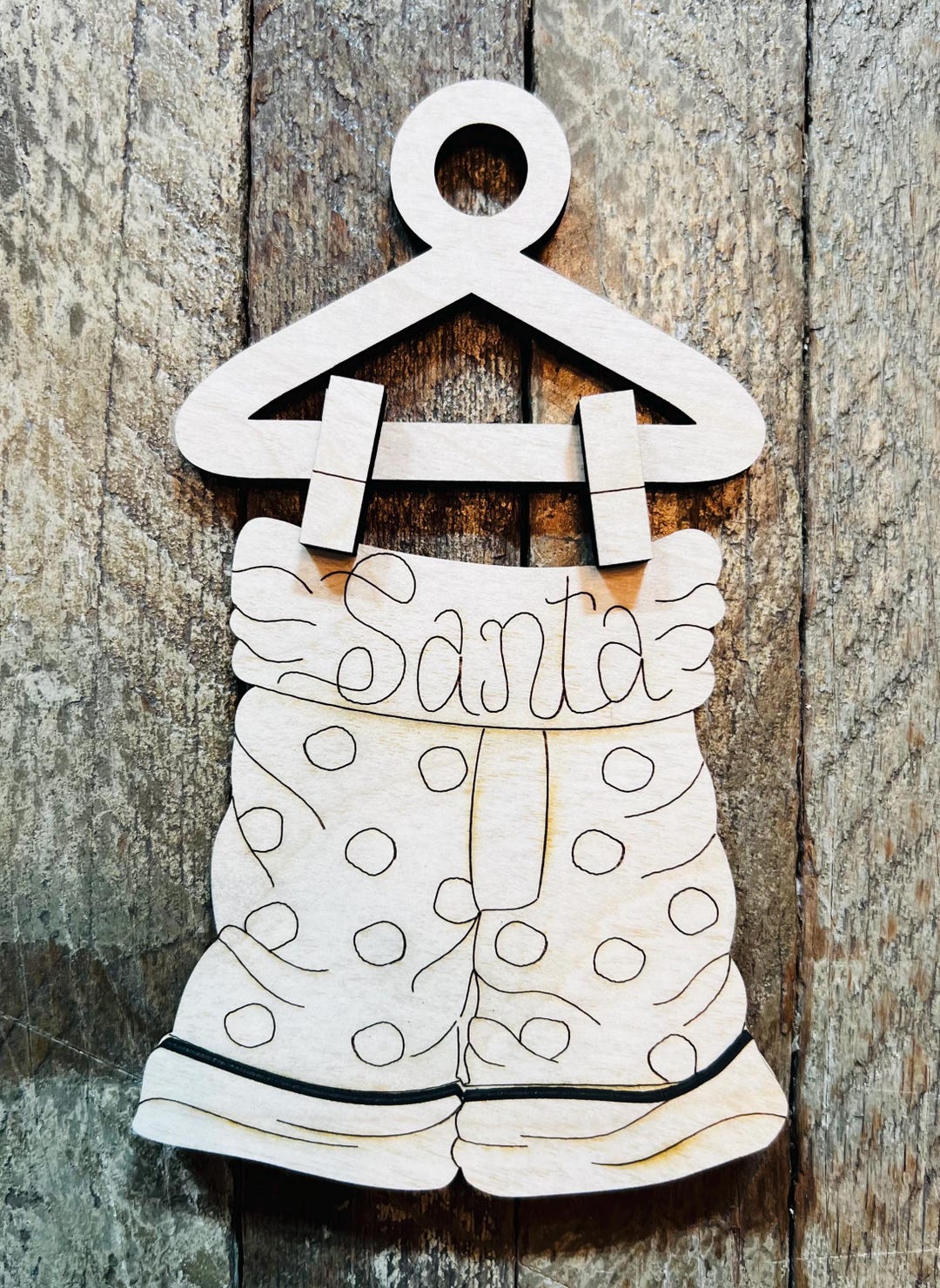 Santa Pants Ornament DIY Kit - Etsy