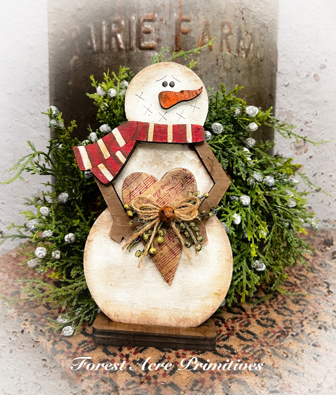 Snowman With Heart DIY Kit - Etsy