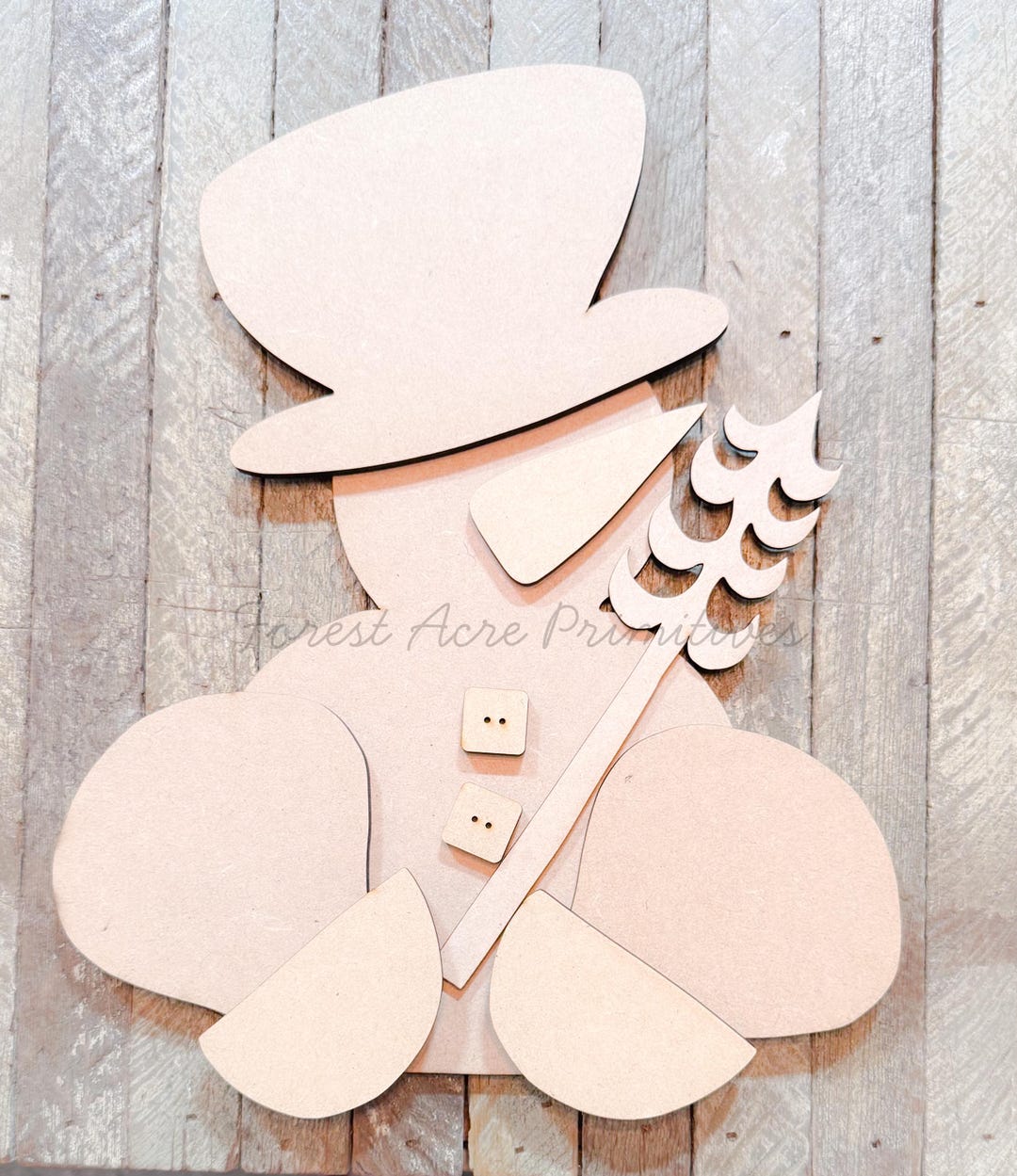 Snowman With Chunky Feet DIY Kit - Etsy
